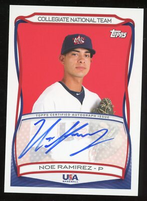 Noe Ramirez 2010 Topps USA Baseball Auto Rookie #A-37 | eBay