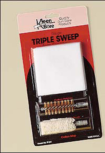 KleenBore® Triple Sweep Bore Cleaner, includes Bore Brush, Bore Mop ...