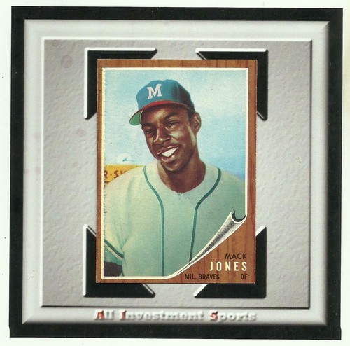 1962 Topps MACK JONES #186 NM **sharp baseball card** TD88 | eBay