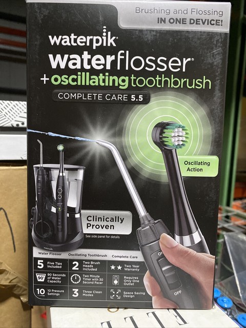 Waterpik Water Flosser Oscillating Toothbrush Black Pump . See ...