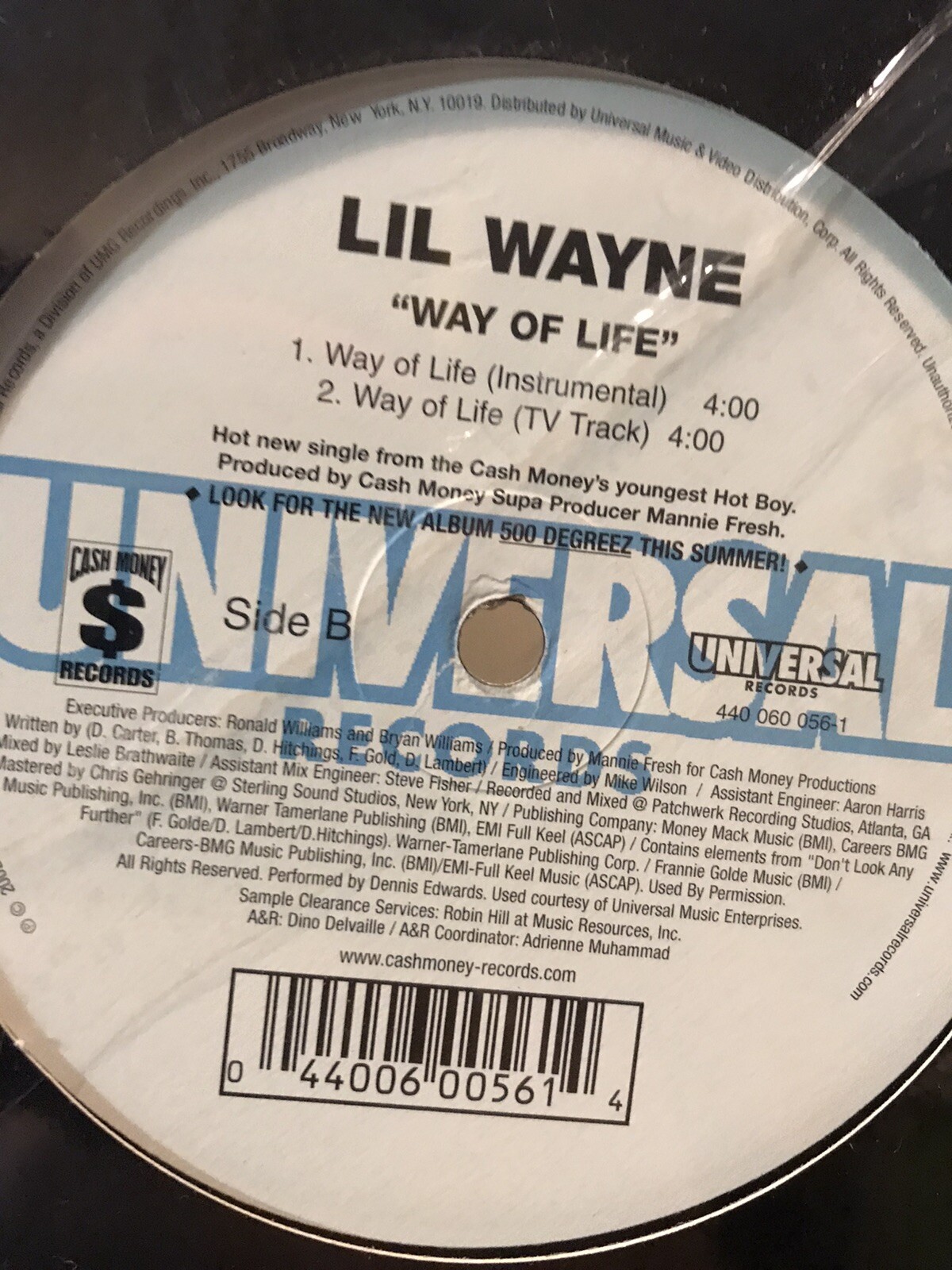 Way of Life [Single] [PA] [12 inch Vinyl Disc] by Lil Wayne (Vinyl, Jun ...