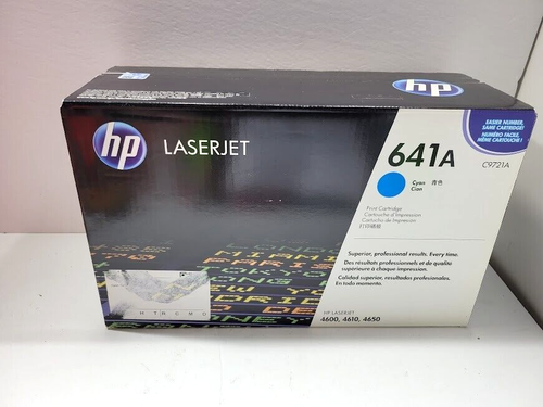 NEW OEM GENUINE HP 641A CYAN C9721A TONER LASERJET 4600 4610 4650 URR2 ...