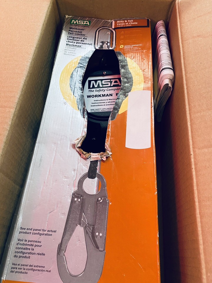 NEW MSA Body & Fall Workman Personal Fall LImiter 10093356 10ft | eBay