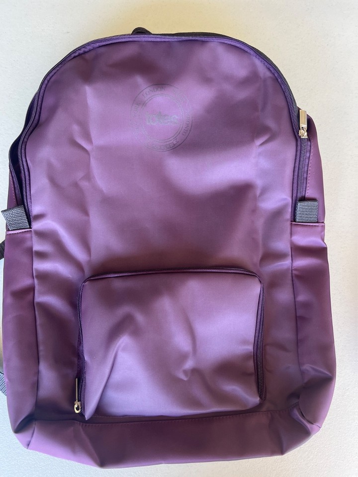 TOTES Packable Backpack Luggage Plum Purple Color | eBay