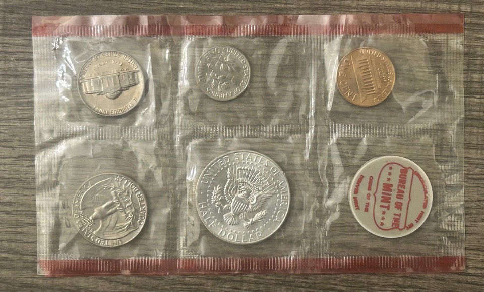 1968 Denver 5-coin mint set Uncirculated Original packaging | eBay