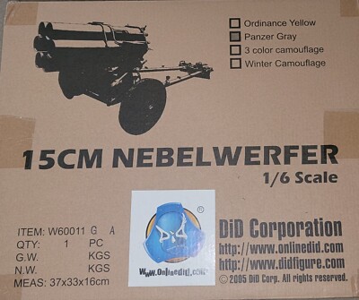 DiD German WWII 15cm Nebelwerfer Multiple Rocket Launcher Gray, NRFB ...