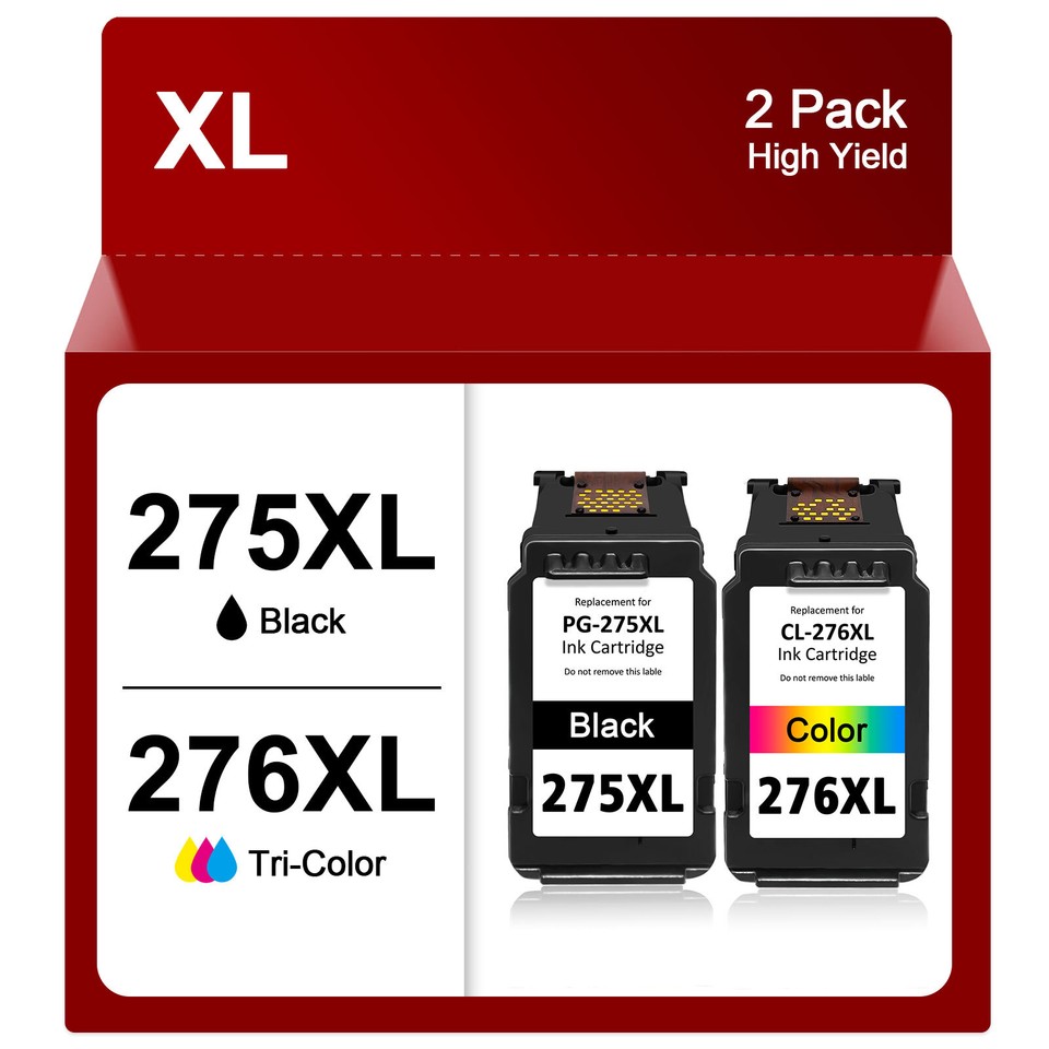 PG-275XL CL-276XL Ink Cartridge compatible with Canon Pixma TR4722 ...