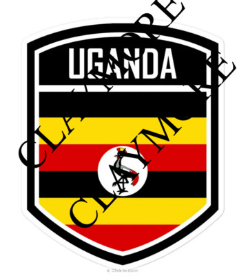 Uganda Flag car sticker camper van Motorcycle truck | eBay UK
