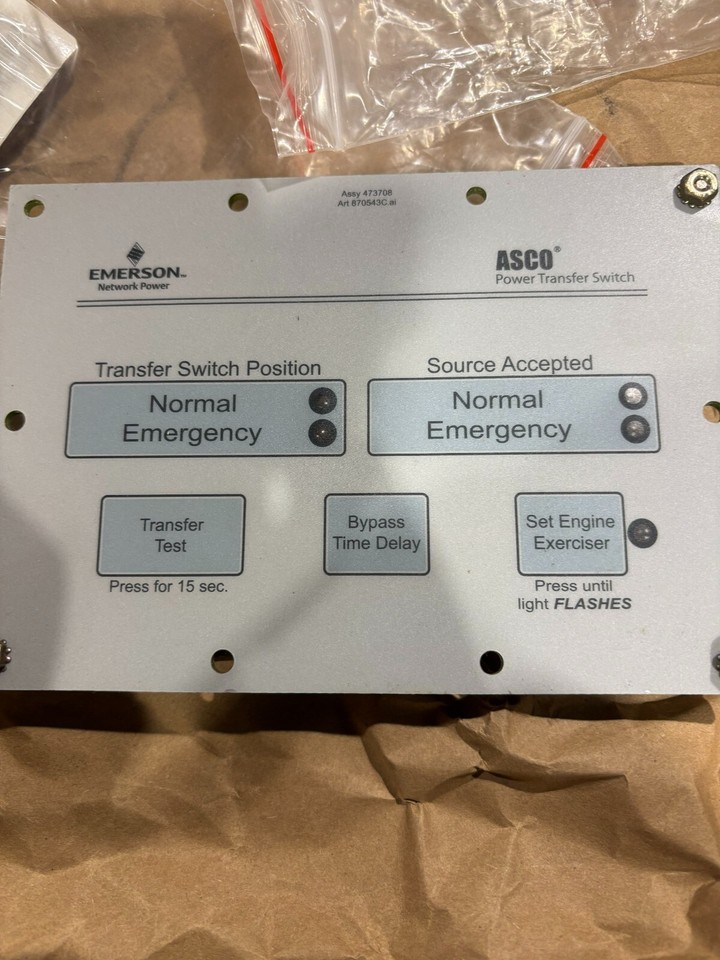 ASCO 300 Series Automatic Transfer Switch 400A 208V 3P | eBay