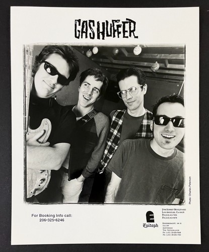 1990s Gas Huffer Garage Rock Grunge Punk Band Vintage Promo Photo Tom ...