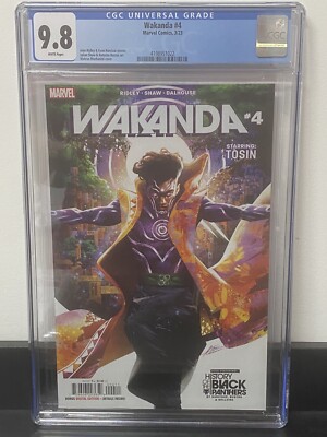 Wakanda #4 CGC 9.8 (Marvel 2023) TOSIN 1st Print * 1st appearance of ...