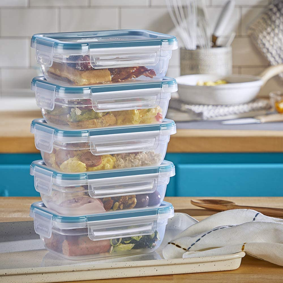 Snapware Total Solution 10-Pc Plastic Food Storage Containers Set with ...