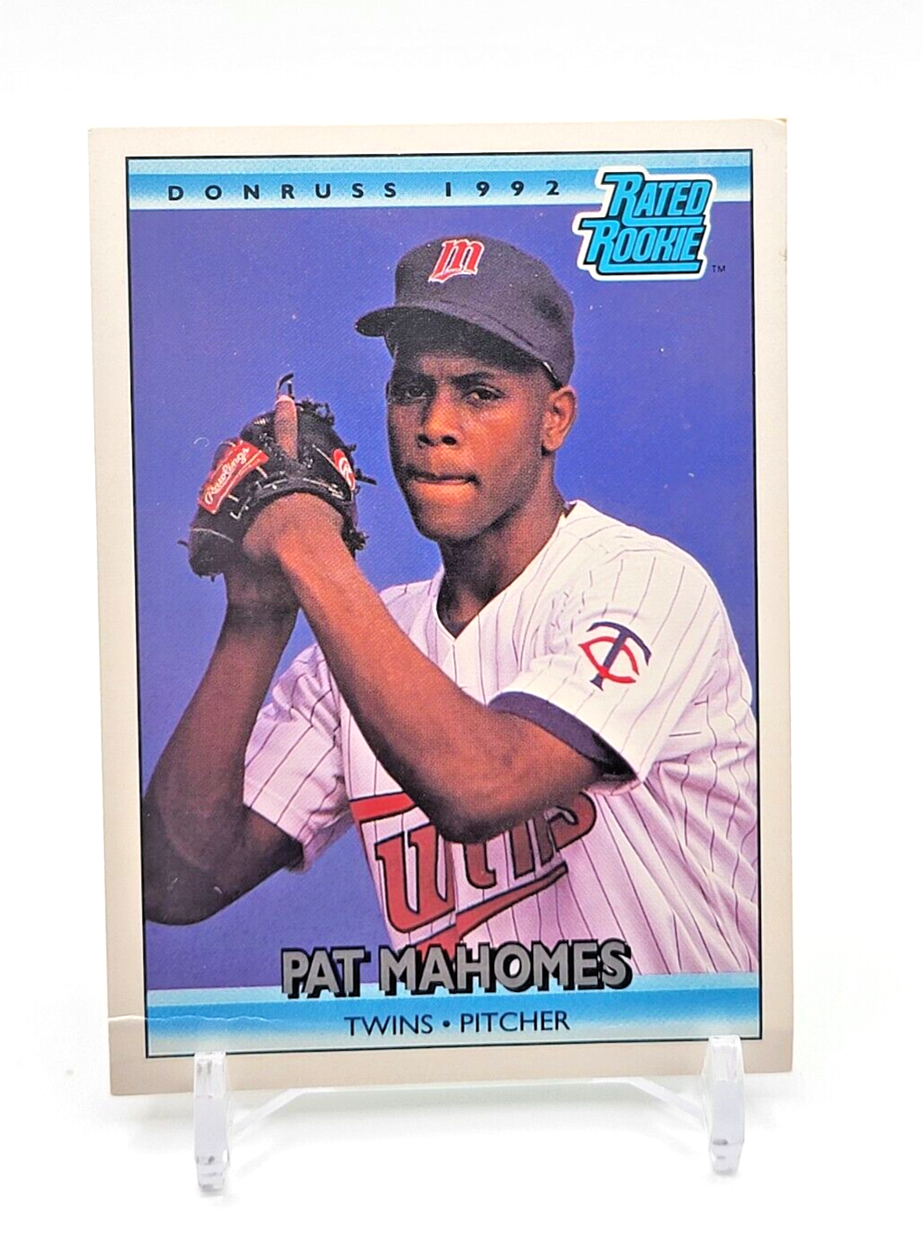 Pat Mahomes RATED ROOKIE 1992 Donruss #403 Minnesota Twins (RC) | eBay