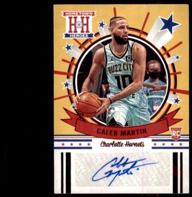2020-21 Panini Red Autograph Caleb Martin Auto Charlotte Hornets #HH ...