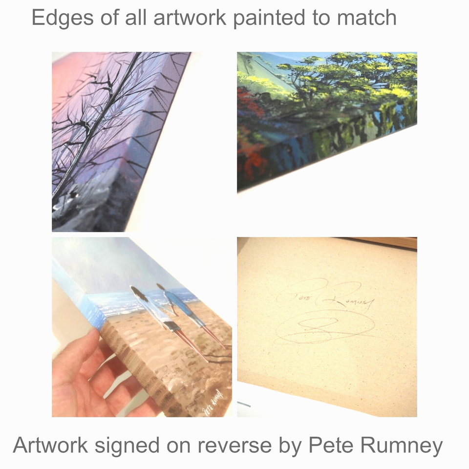 Pete Rumney Art Painting Following Rascally Rabbit Pond Hopping Fun In ...