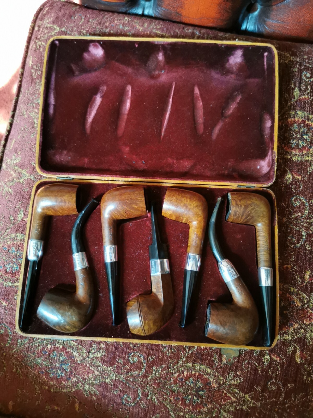 Cased Edwardian 7 Day Set | Pipe Smokers Den