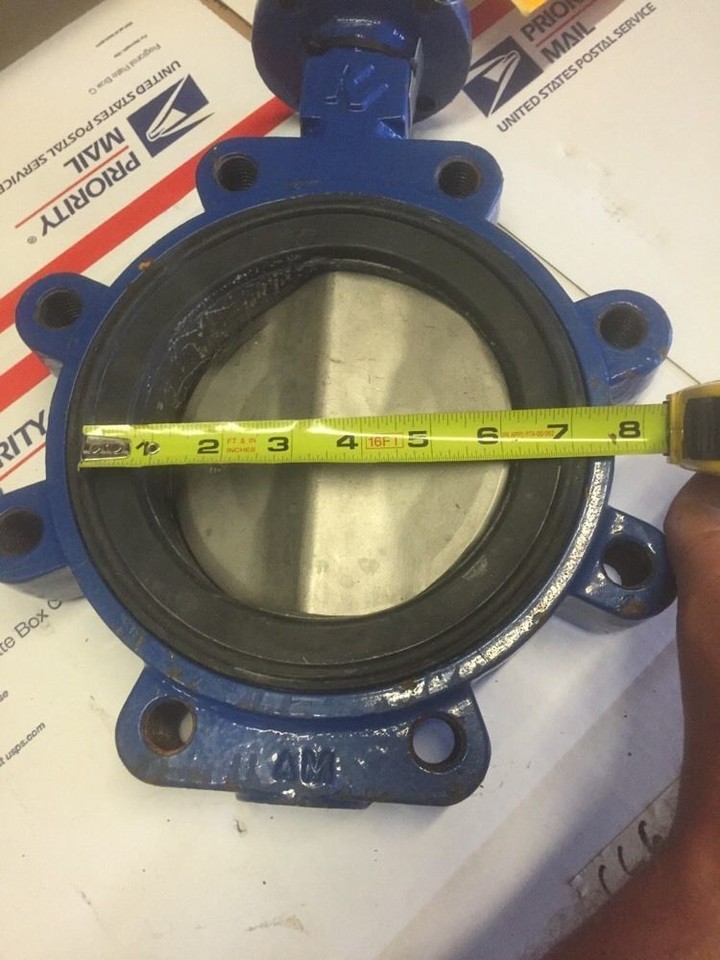 New Keystone 7" Stainless Butterfly Valve 805 703 060 AR2 099 Warranty ...