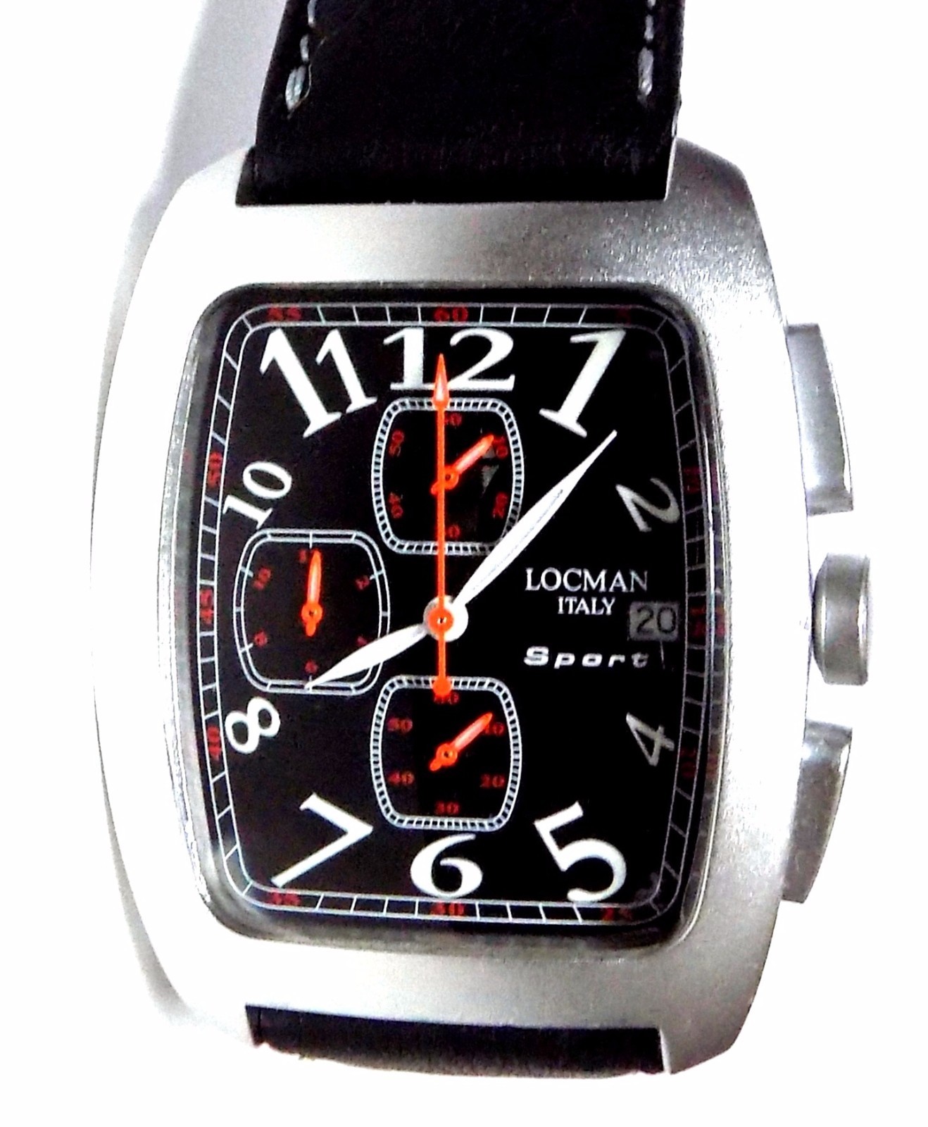 LOCMAN SPORT CHRONOGRAPH WATCH REF. 487 BLACK, NEW, in box | eBay