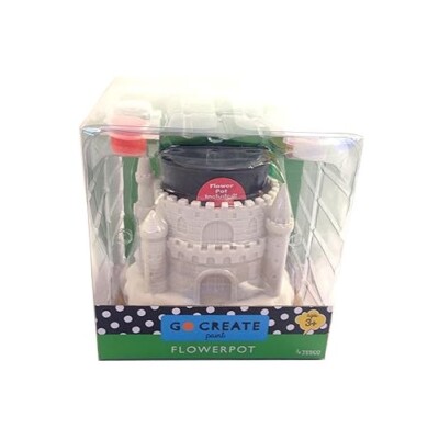 Paint Your Own Flower Pot - Castle | eBay