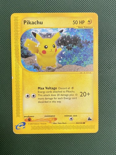 Pikachu 84/144 NON HOLO - Skyridge 2003 Pokemon TCG Card | eBay