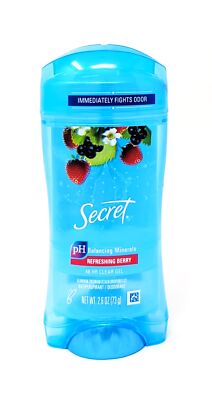 Secret 48Hr Clear Gel Antiperspirant Deodorant Refreshing Berry 2.6 oz ...