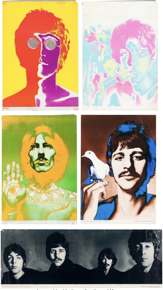 Psychedelic Beatles Poster