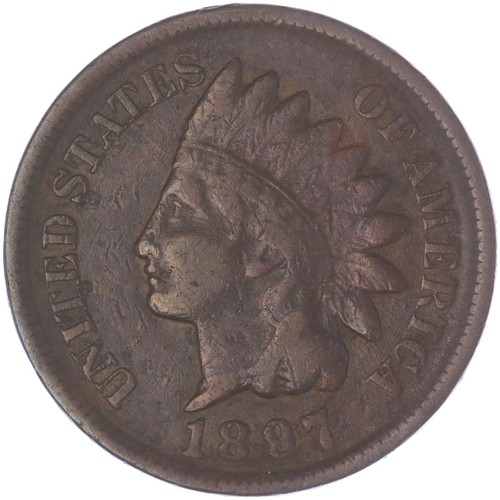 1897 (P) Indian Head Cent Fine Penny FN See Pics V442 | eBay
