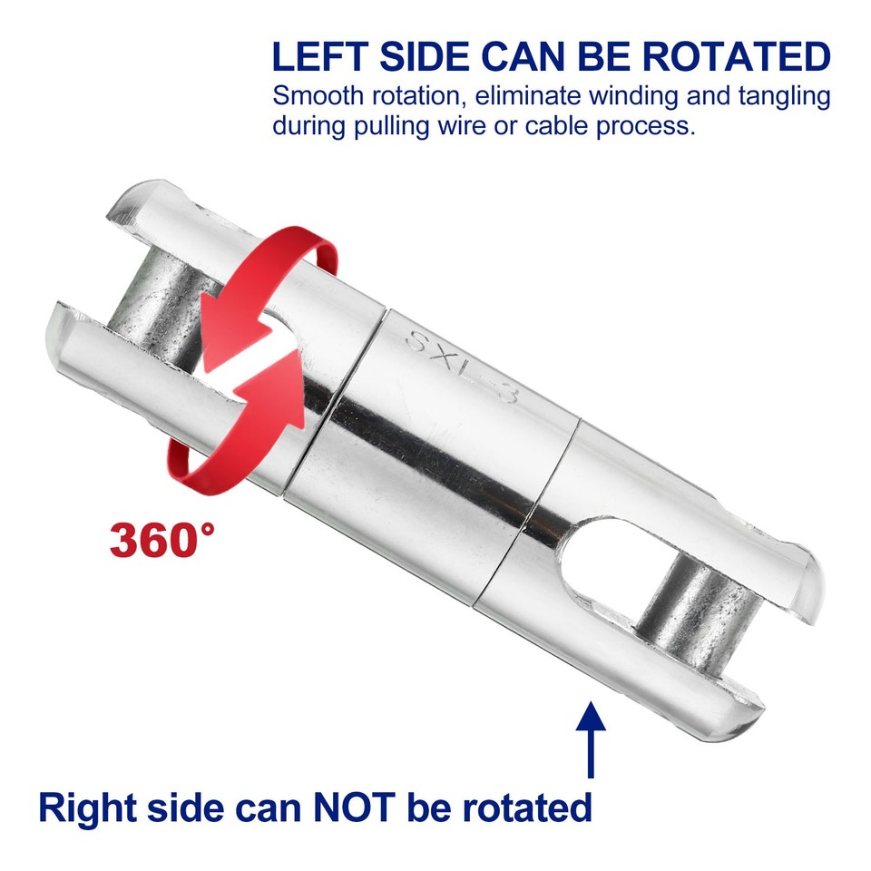 3T Cable Pulling Swivel Wire Line Rope Ball Bearing Swivel | eBay
