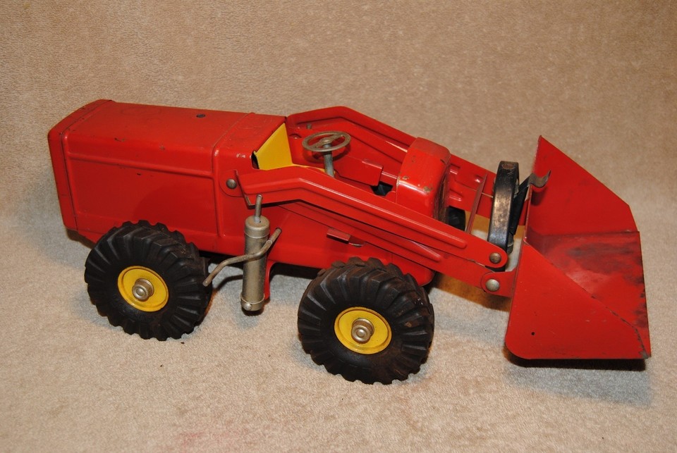Vintage 50’s Pressed Steel Nylint Toys Red Hough Payloader Everything ...
