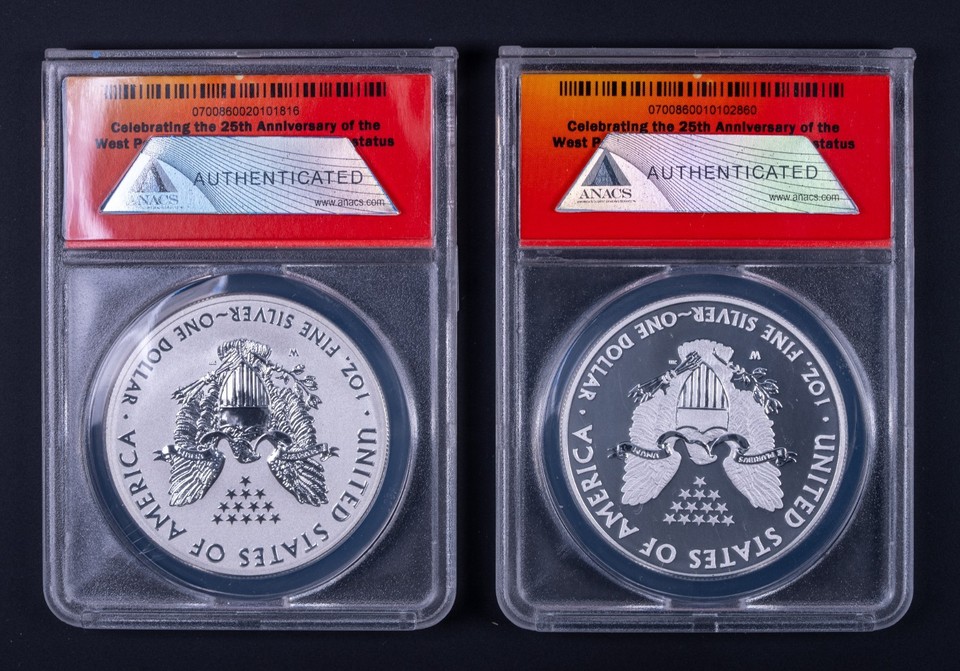 2013-W Silver Eagle 2 Coin Set ANACS EU70/RP70 First Release DCB333 | eBay