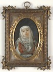 Hermann Clementz (1852-1930) "Eastern beauty", rare miniature painting ...