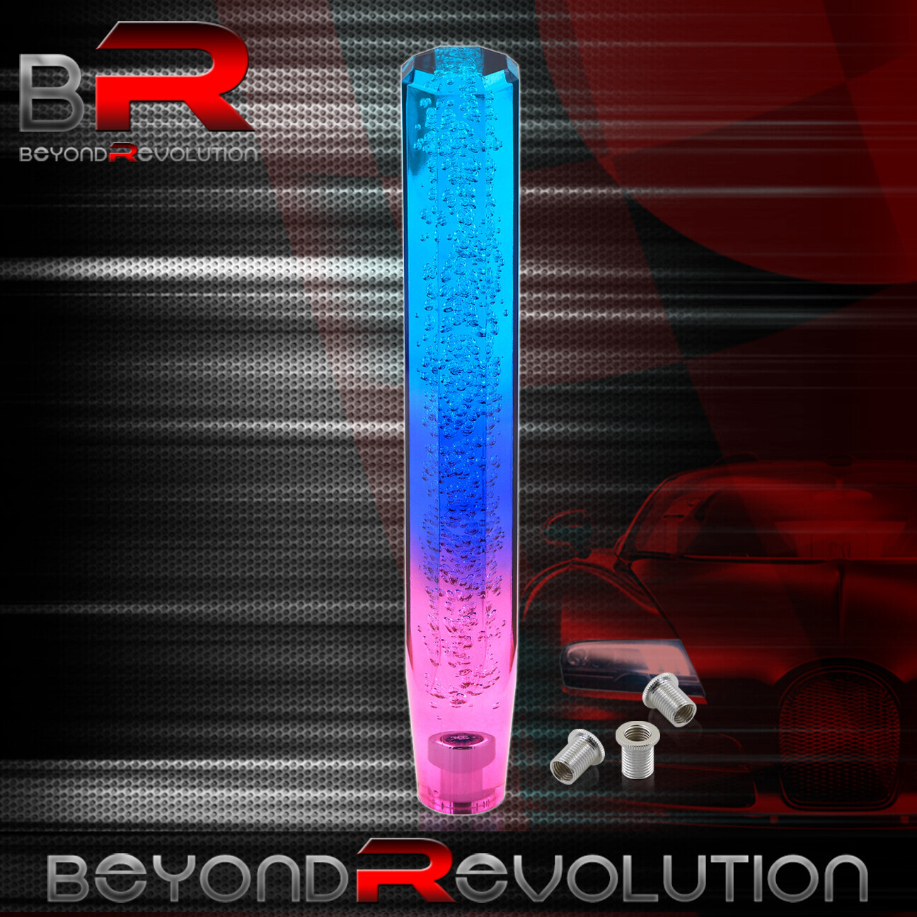 300mm Shift Knob Crystal Octagon Bubble Style Manual Transmission ...