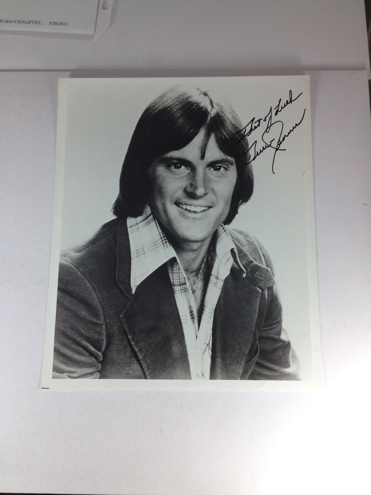 The Finest, Bruce Jenner, Autograph Vintage 8 X 10 Photo PSA GRADE 10 ...