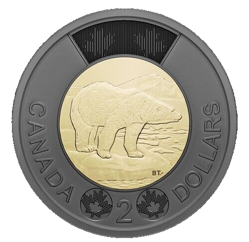 Canada 2022 Toonie & Loonie & 2022 $2 Dollar Black Ring Special Wrap ...