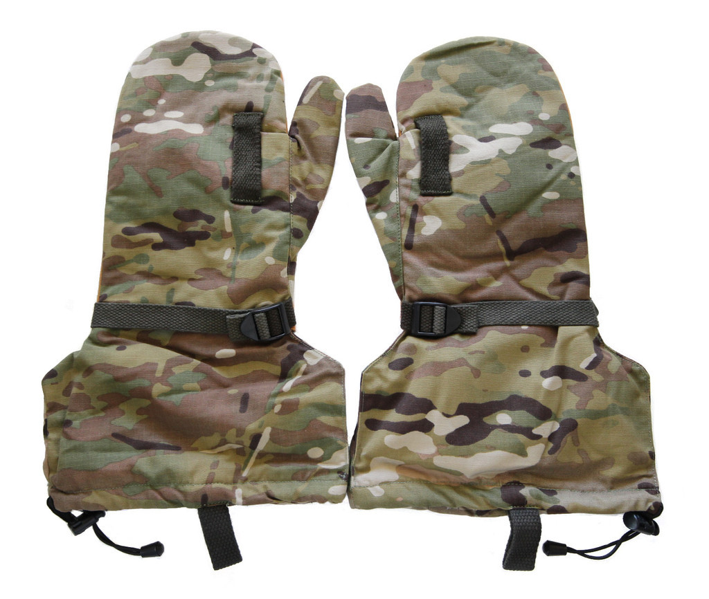 MultiCam A-TACS Military Cold Weather Hunting Skiing Snow Mitten ...