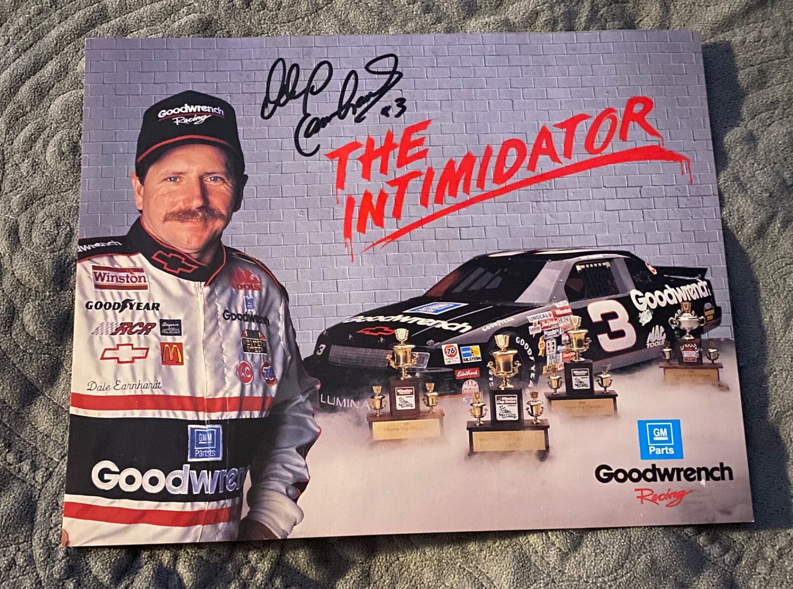 NASCAR Autographed Driver Stat Cards FULL SET incl. Earnhardt and Petty ...