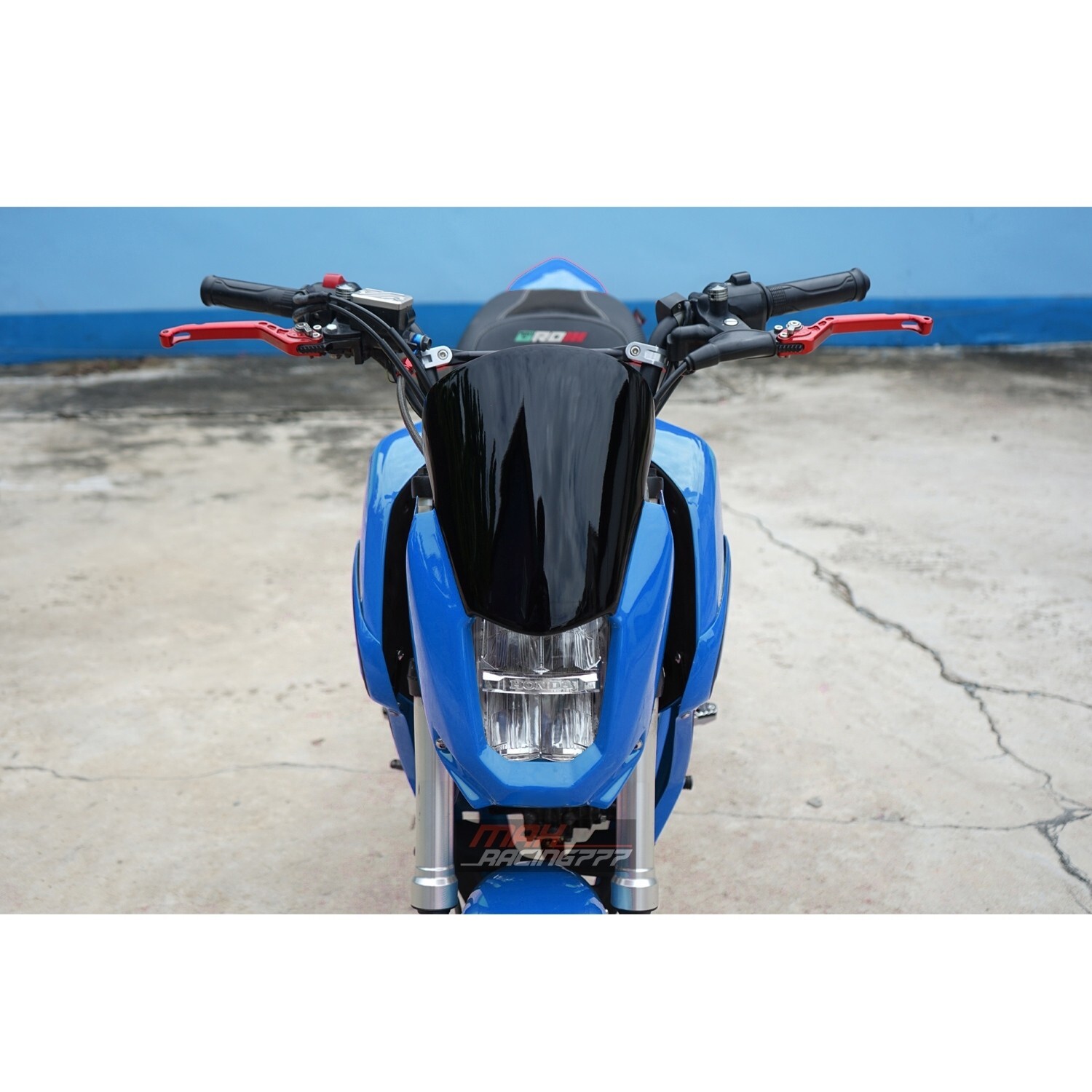WINDSCREEN FRONT WINDSHIELD COVER HEADLIGHT GUARD BLUE HONDA GROM 125 ...