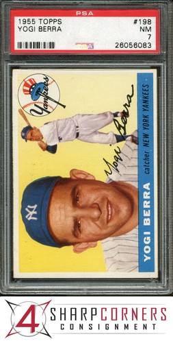1955 TOPPS #198 YOGI BERRA YANKEES HOF PSA 7 | eBay