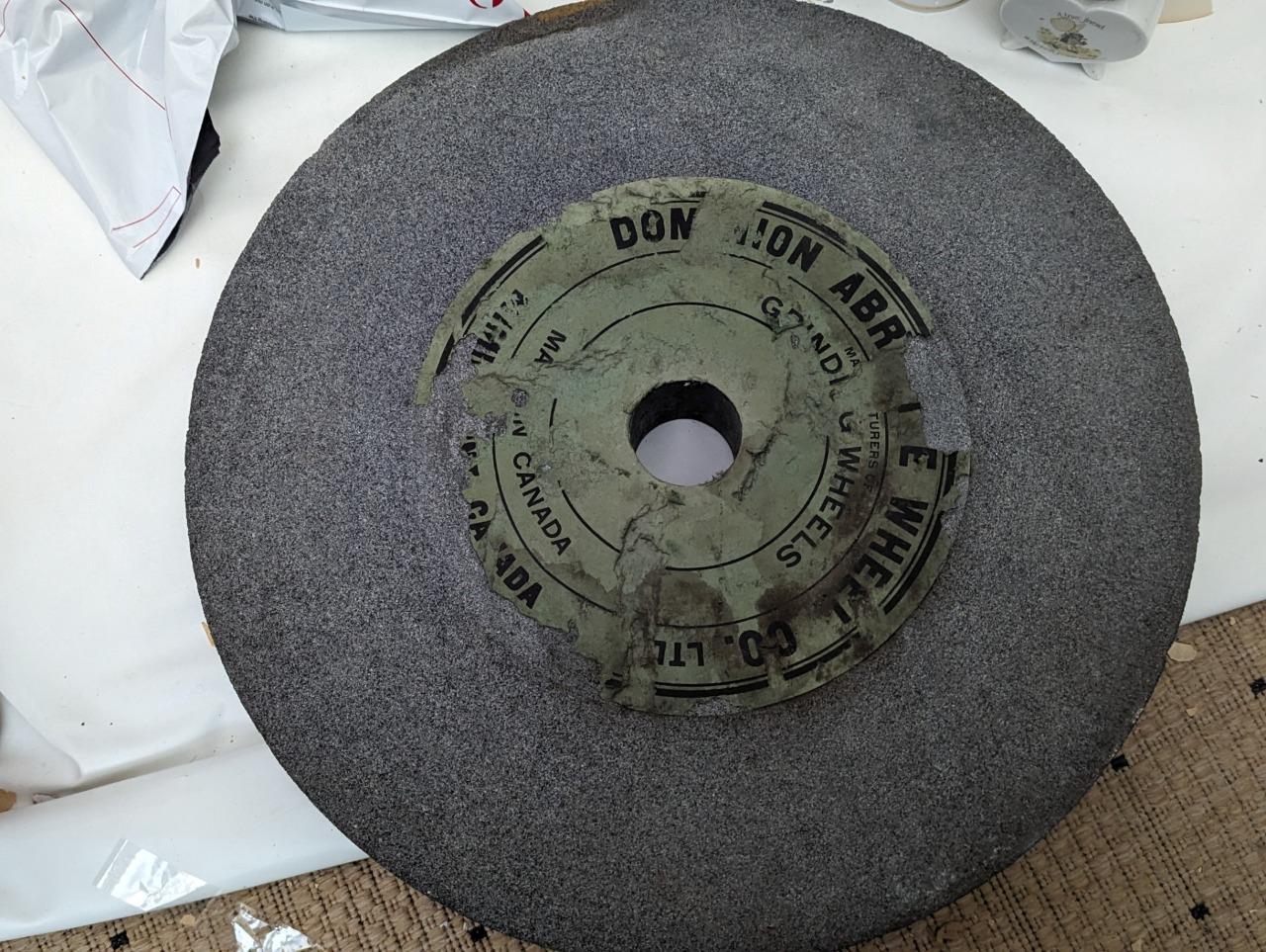 Pedestal Grinding Wheel 18 Inch (46cm) x 2.6 Inch (67mm)2 inch (5cm ...