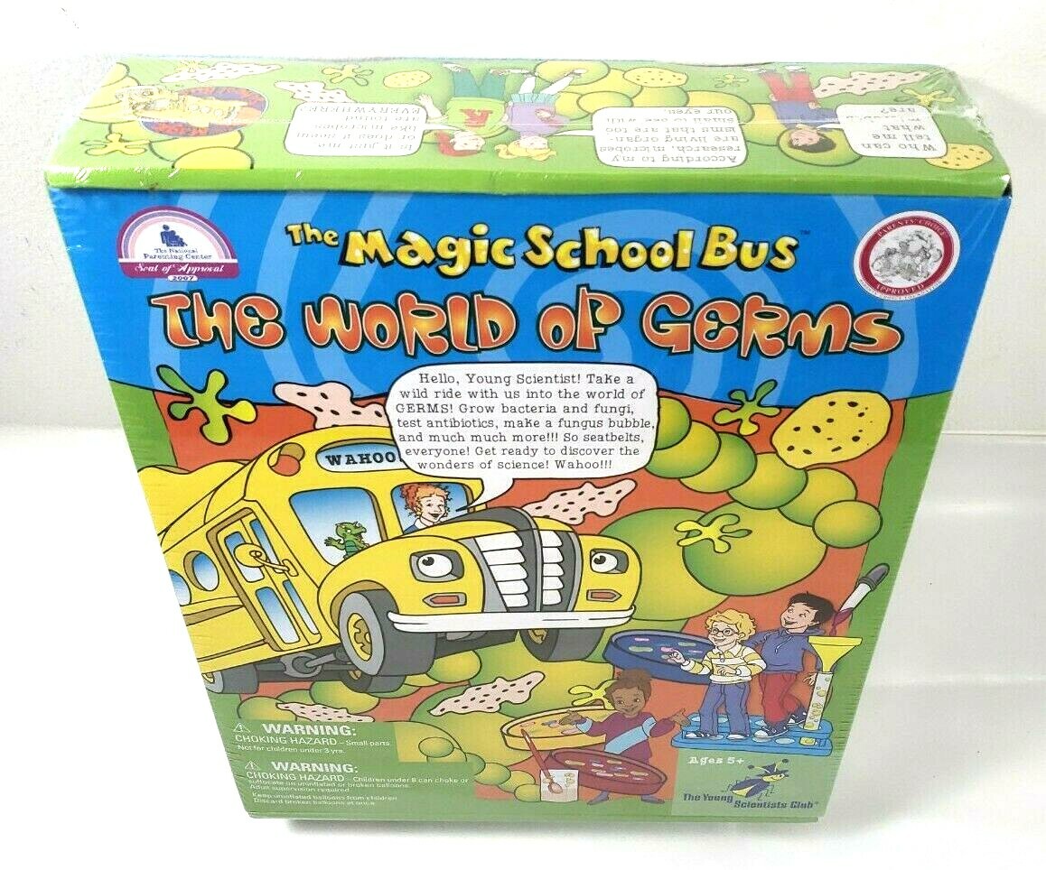 The Magic School Bus The World Of Germs Young Scientists Club Kit NEW ...