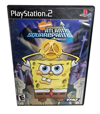 SpongeBob's Atlantis SquarePantis (Sony PlayStation 2, 2007) PS2 ...