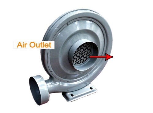 550W Dust/Smoke Exhaust Blower Fan for CO2 Laser Engraving Cutting ...