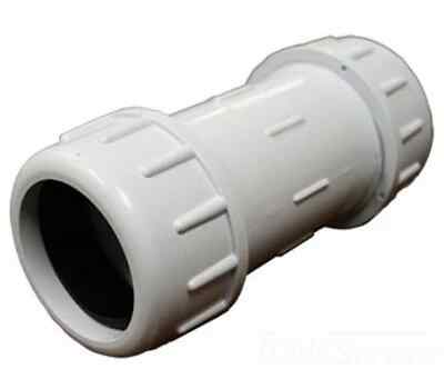 JONES STEPHENS C12100 1 in. PVC Compression Coupling for Cold Water ...