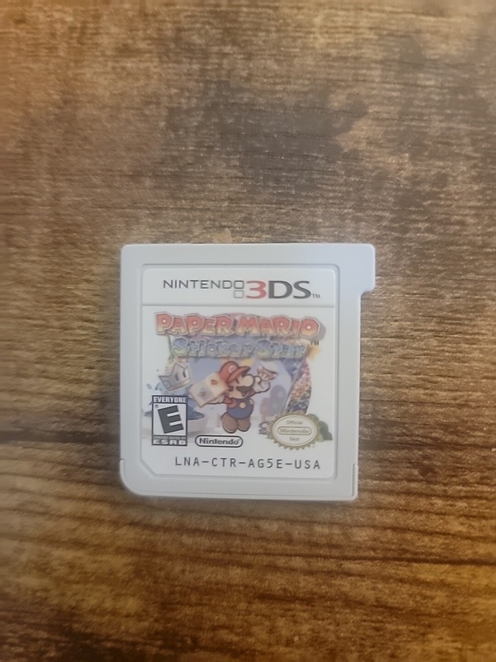 Paper Mario: Sticker Star Nintendo 3DS Game Only 885358777565 | eBay