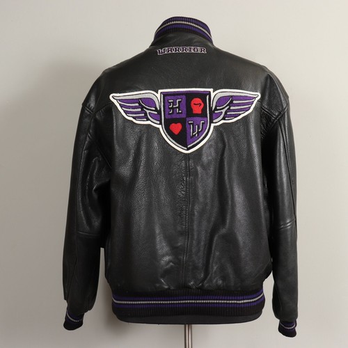 Evander Holyfield Authentic Warrior Ironhead Boxing Team Leather Jacket ...