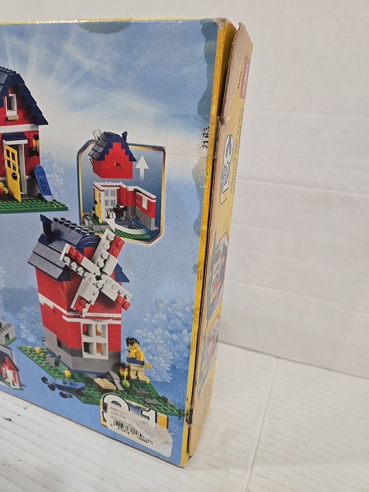Lego Creator SMALL COTTAGE #31009 & WINDMILL OR SKATER'S HOUSE 3 in 1 ...