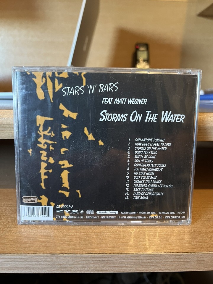 Stars 'N' Bars Featuring Matt Wegner Storms On The Water CD Brand New ...