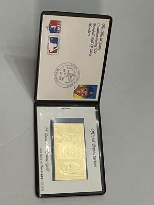 Ted Williams ~ 1989 HOF Baseball Legends ~ Gold Stamp w/Case # TW01257 ...