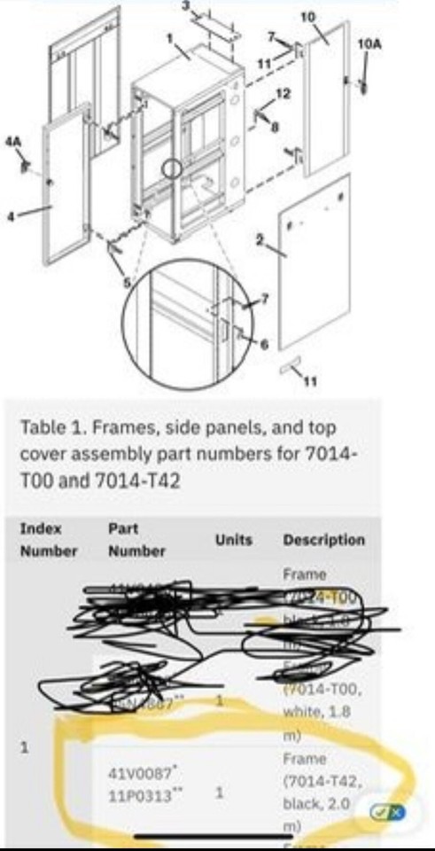 42U IBM Fully Enclosed Server Rack 7014-T42:44”x26”x80” | eBay
