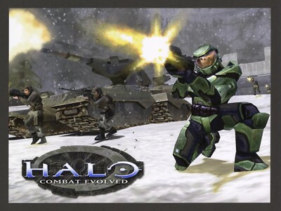 Halo Combat Evolved Invades PC Original Xbox 2001 Wall Art Print Poster ...